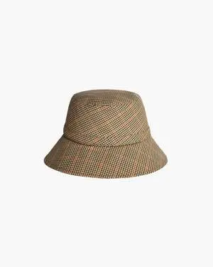 Eric Javits Rain Bucket Hat Tan Check