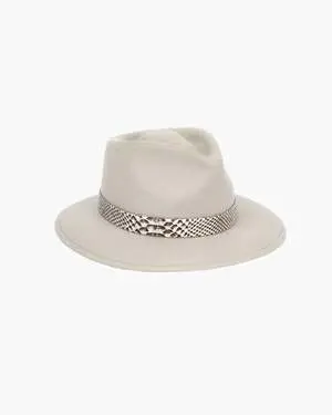 Eric Javits Ms Cool Wool Felt Fedora Hat Alabaster