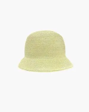 Eric Javits Cloche Straw Hat Upf 50+ Packable - Celery