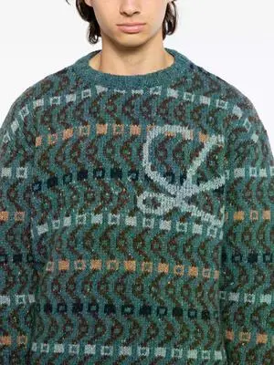 Loewe Logo Patterned Jumper