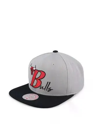 Mitchell & Ness Nba Top Letter Snapback Cap - Grey