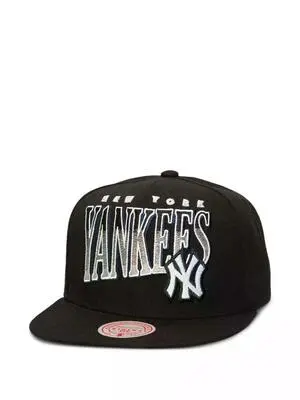 Mitchell & Ness New York Yankees Line Work Cap - Black