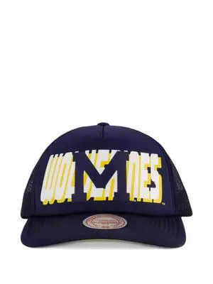 Mitchell & Ness Billboard Trucker Snapback Cap - Blue