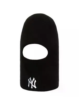 Mitchell & Ness Logo-embroidered Balaclava - Black