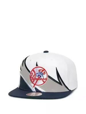 Mitchell & Ness Mlb Waverunner Snapback Cap - White