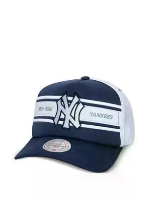Mitchell & Ness New York Yankees Mlb Sideline Trucker Cap - Blue