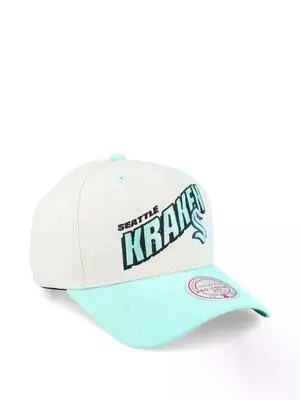 Mitchell & Ness Nhl Seattle Kraken Retro Type Pro Snapback Cap - Neutrals
