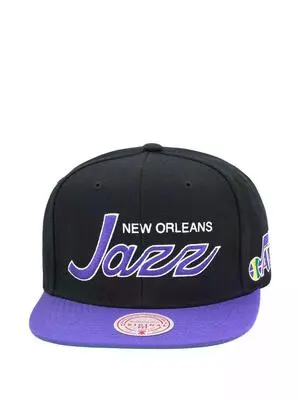 Mitchell & Ness Team Script 2.0 Snapback Cap - Black