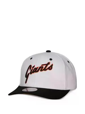 Mitchell & Ness Evergreen Pro Embroidered Snapback Cap - White