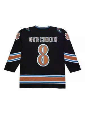 Mitchell & Ness Alexander Ovechkin V-neck Top - Black