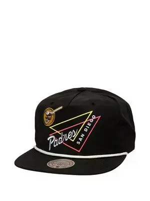 Mitchell & Ness San Diego Padres Flat Peak Cap - Black