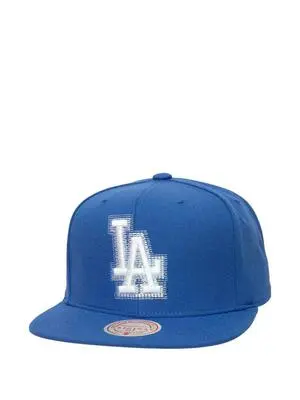 Mitchell & Ness Mlb Los Angeles Dodgers Blurred Vision Snapback Cap - Blue