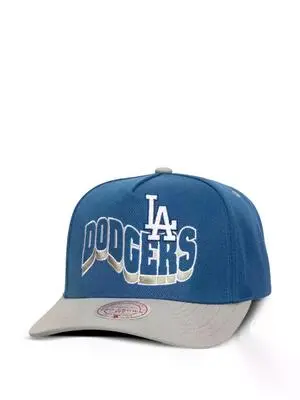 Mitchell & Ness Mlb Los Angeles Dodgers Wavy Pro Snapback Cap - Blue
