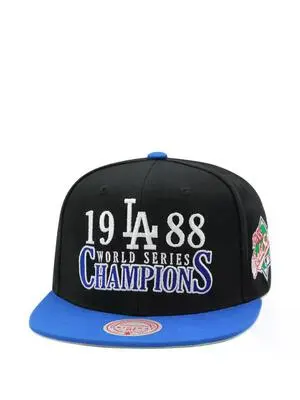 Mitchell & Ness Los Angeles Dodgers 1988 World Series Champions Baseball Cap - Black