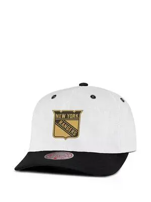Mitchell & Ness Embroidered Snapback Cap - White