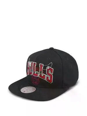 Mitchell & Ness Nba Chicago Bulls Double Up Snapback Cap - Black
