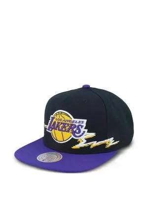 Mitchell & Ness Los Angeles Lakers Nba Life Line Baseball Cap - Black