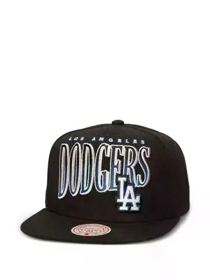 Mitchell & Ness Mlb Los Angeles Dodgers Line Work Cap - Black