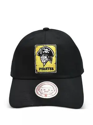 Mitchell & Ness Pittsburgh Pirates Mlb Cooperstown Logo Baseball Cap - Black