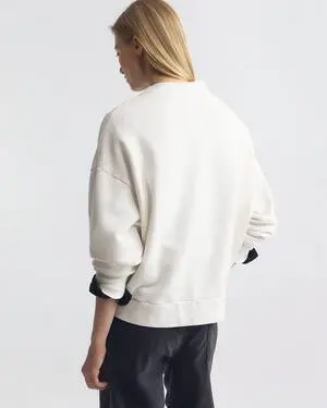 NILI LOTAN Gladys Crewneck Sweatshirt - Ecru