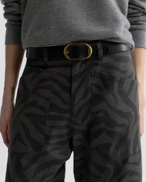 NILI LOTAN Shon Zebra Print Pants