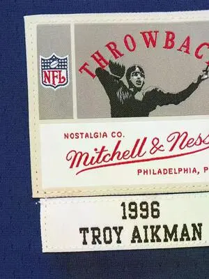 Mitchell & Ness Nfl Dallas Cowboys 1996 Troy Aikman Jersey - Blue