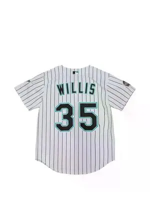 Mitchell & Ness Dontrelle Willis 2003 Marlins Striped Shirt