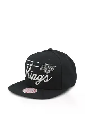 Mitchell & Ness Nhl Retro Lock Up Embroidered Baseball Cap - Black