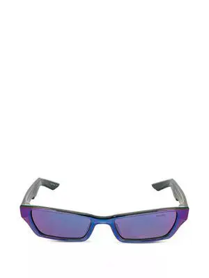 Nike Lucent Boost Rectangle-frame Sunglasses - Purple
