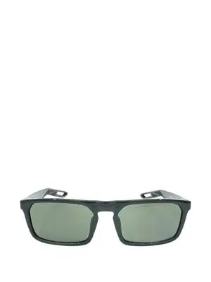 Nike Nv03 Rectangle-frame Sunglasses - Black