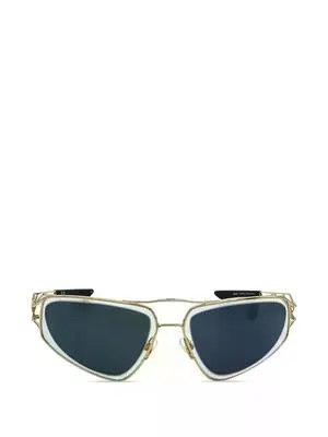 Nike Geometric Frame Sunglasses - Gold
