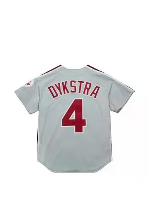 Mitchell & Ness Lenny Dykstra Philadelphia Phillies 1989 Shirt - Grey