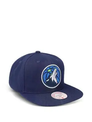 Mitchell & Ness Minnesota Timberwolves Nba Team Ground 2.0 Baseball Cap - Blue