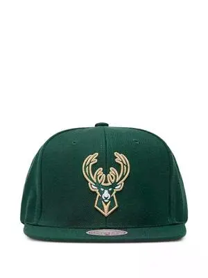 Mitchell & Ness Milwaukee Bucks Nba Team Ground 2.0 Baseball Cap - Green