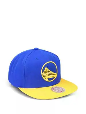Mitchell & Ness Nba Golden State Warriors Team Embroidered Snapback Cap - Blue