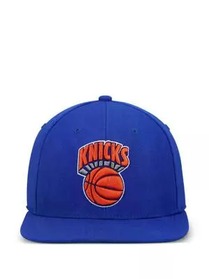 Mitchell & Ness Nba New York Knicks Embroidered Snapback Cap - Blue