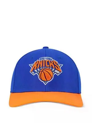 Mitchell & Ness Nba New York Knicks Team Two-tone Stretch Cap - Blue