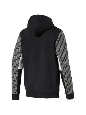 PUMA Graphic Print Hoodie - Black