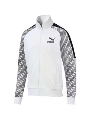 PUMA T7 Zip-up Track Jacket - White