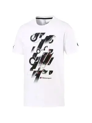 PUMA Bmw Motorsport Graphic-print T-shirt - White