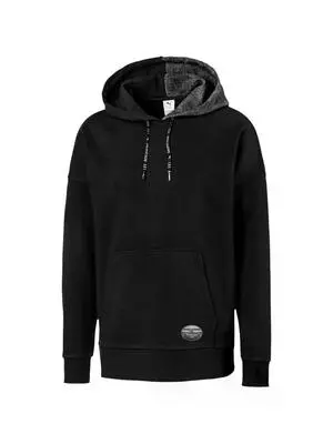 PUMA Graphic Print Hoodie - Black