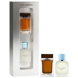 Dolce & Gabbana The One For Eau De Parfum & Light Blue Eau De Toilette Mini Cologne Duo Set - One-color