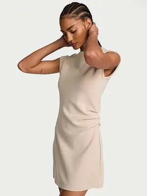 Victoria's Secret Vsx Featherweight Knit Mini Dress - Beige