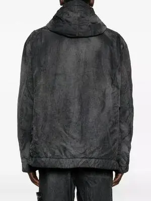 Stone Island Reflective Hooded Zip Coat