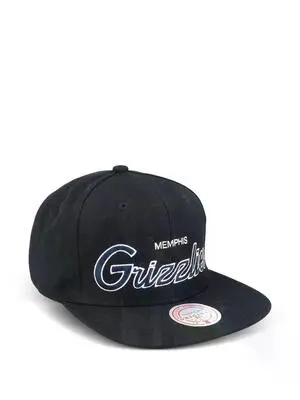 Mitchell & Ness Nba Memphis Grizzlies Team Script Snapback Cap - Black