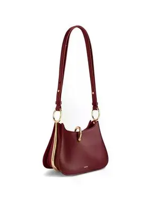 Rabanne Small Ring Shoulder Bag - Red