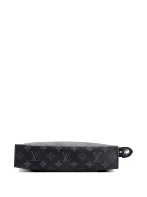 LOUIS VUITTON Monogram Eclipse Canvas Pochette Voyage Mm - Black