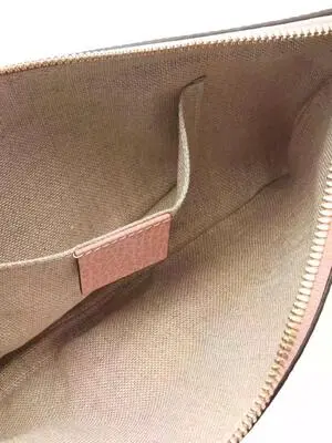 Gucci Calfskin Bamboo Clutch Bag - Pink