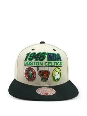 Mitchell & Ness Logo-embroidered Cap - Neutrals