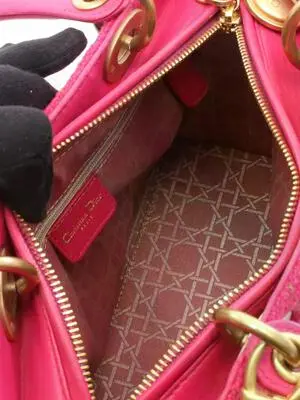 Dior 2010-2026 Medium Lady Satchel - Pink